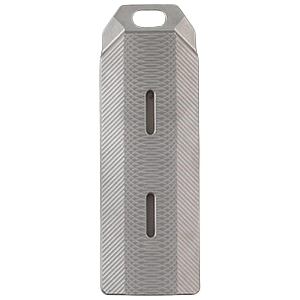 LIANXUE High Frequency Double Tube Whistle Titaniums Alloy Camping ...