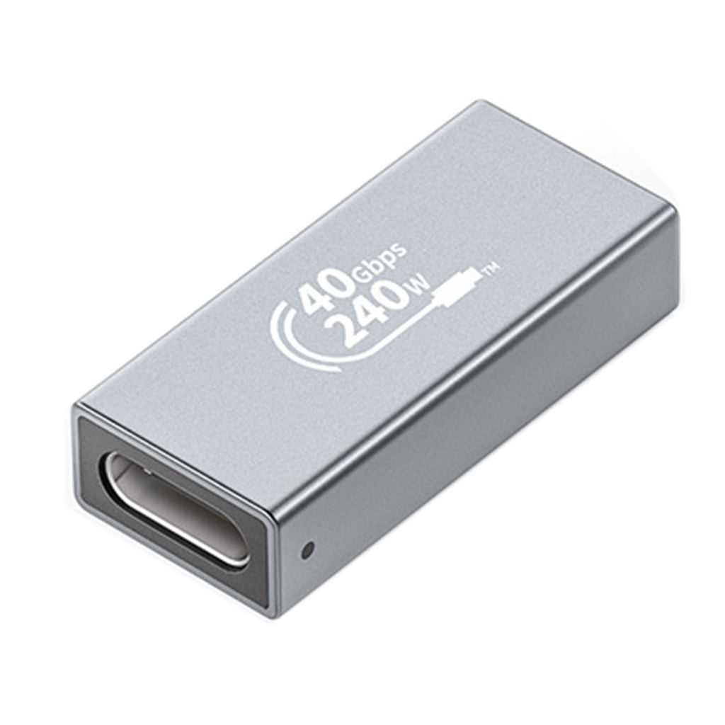 LIANXUE High Speed USB C Adapter Type-C Male to USB-C Female Connector 40Gbps Fast Data Transfer ...