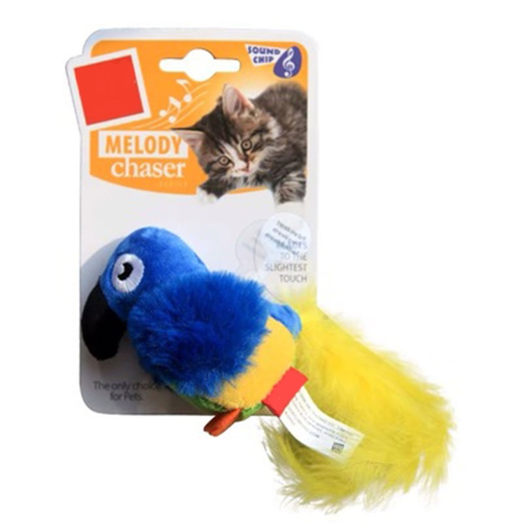 LIANXUE Interactively Cats Toy Chirping Bird Toy Melodies Chasers Cats ...