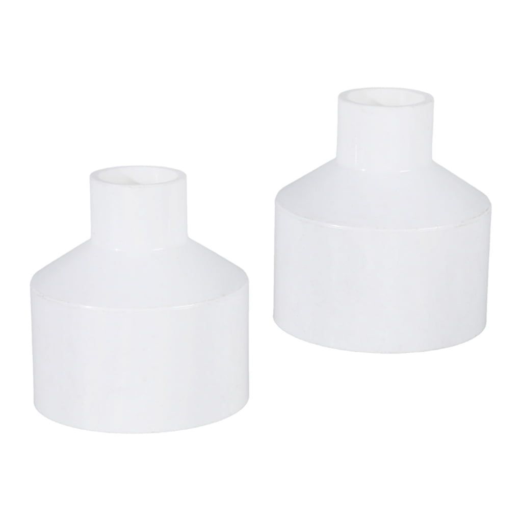 LIANXUE Kitchen Bathroom Ventilation Duct Reducers for 50mm Fans, PVC ...