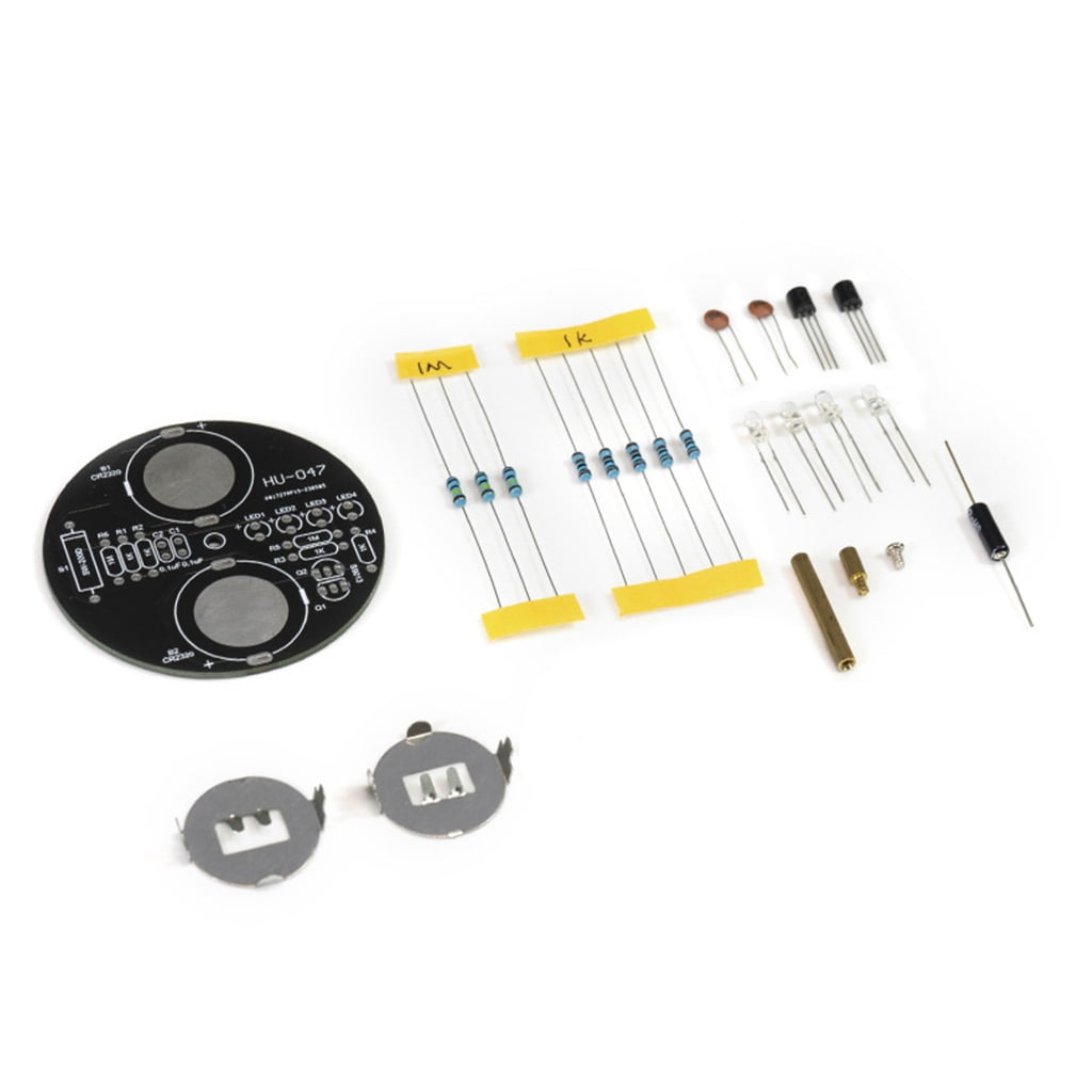 LIANXUE LED Gyro DIY Welding Innovative LED Spin Top Maker Kit Gift for ...