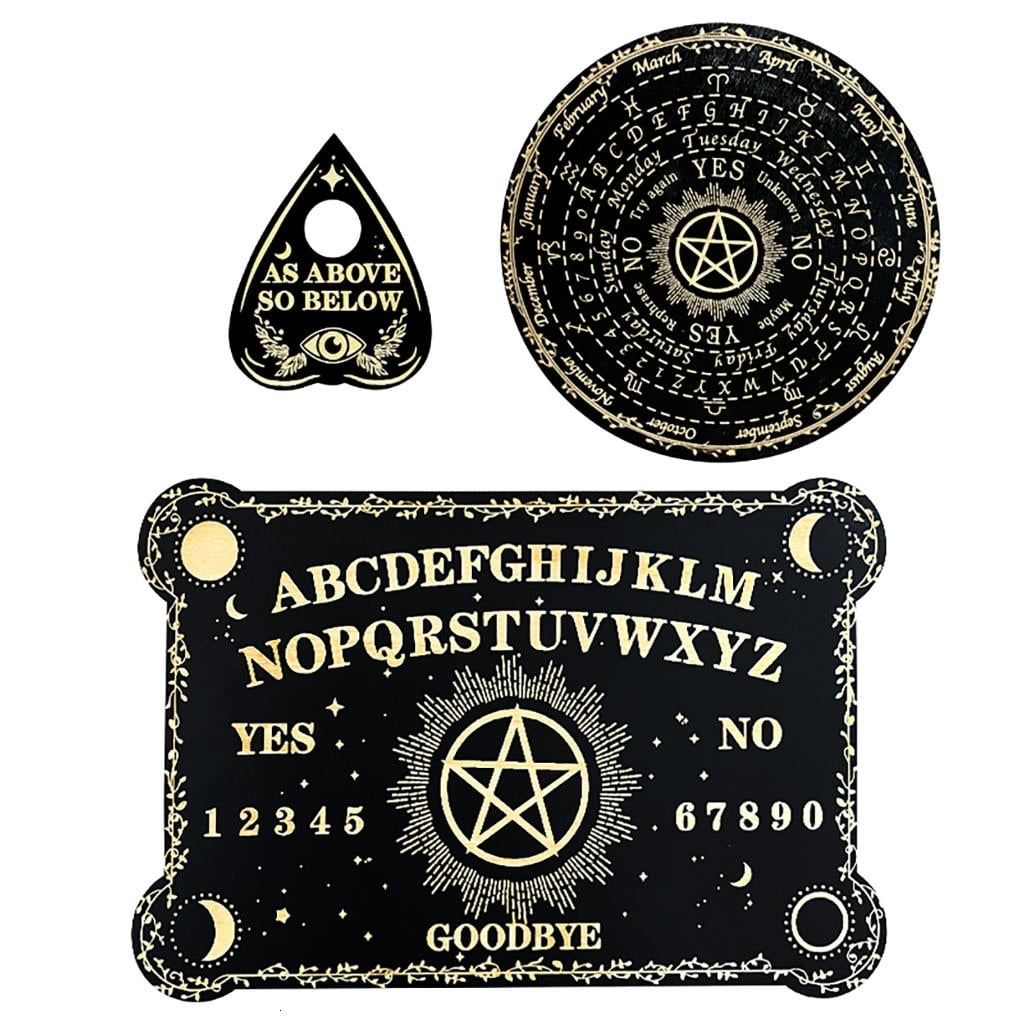 LIANXUE Metaphysical Message Board Wood Talking Pendulum Board Dowsing ...