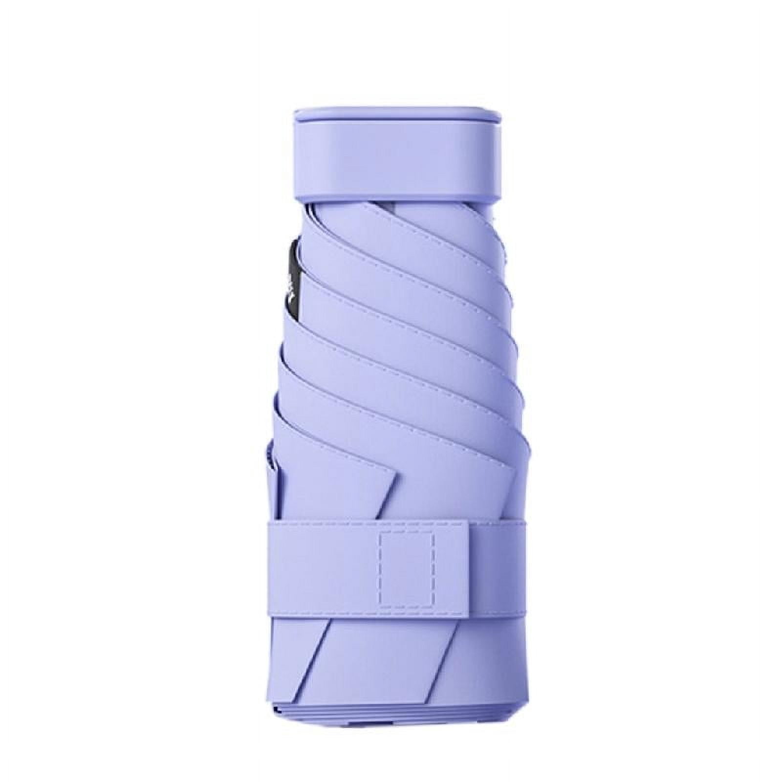 6 Folding Umbrella Mini Pocket Waterproof Small Sunshade Rain and Sun ...