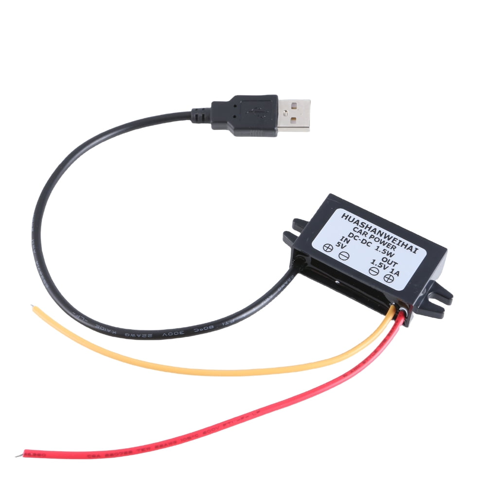 LIANXUE Multipurposed 5V USB to 1.5V Power Adapter USB to Open End ...