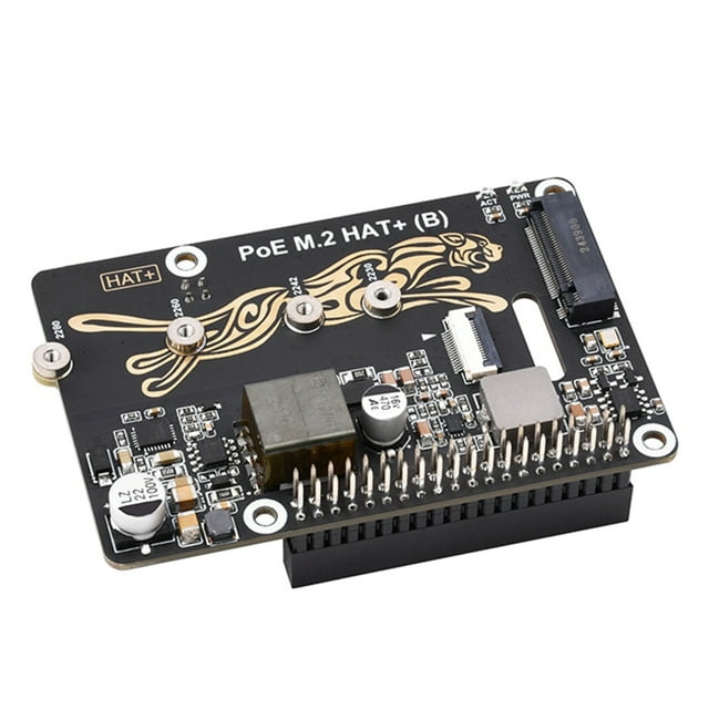 LIANXUE PCIe To M.2 Adapter For RPi 5 Power over Ethernet Function for ...