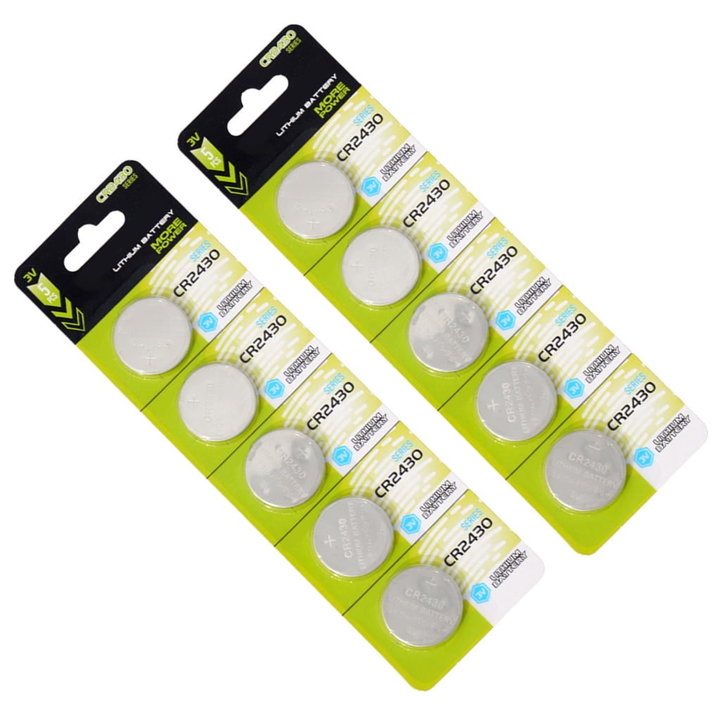 LIANXUE Pack Of 10pc/5pc CR2430 3V Lithium Button Cell Batteries CR2430 Batteries For Watches ...