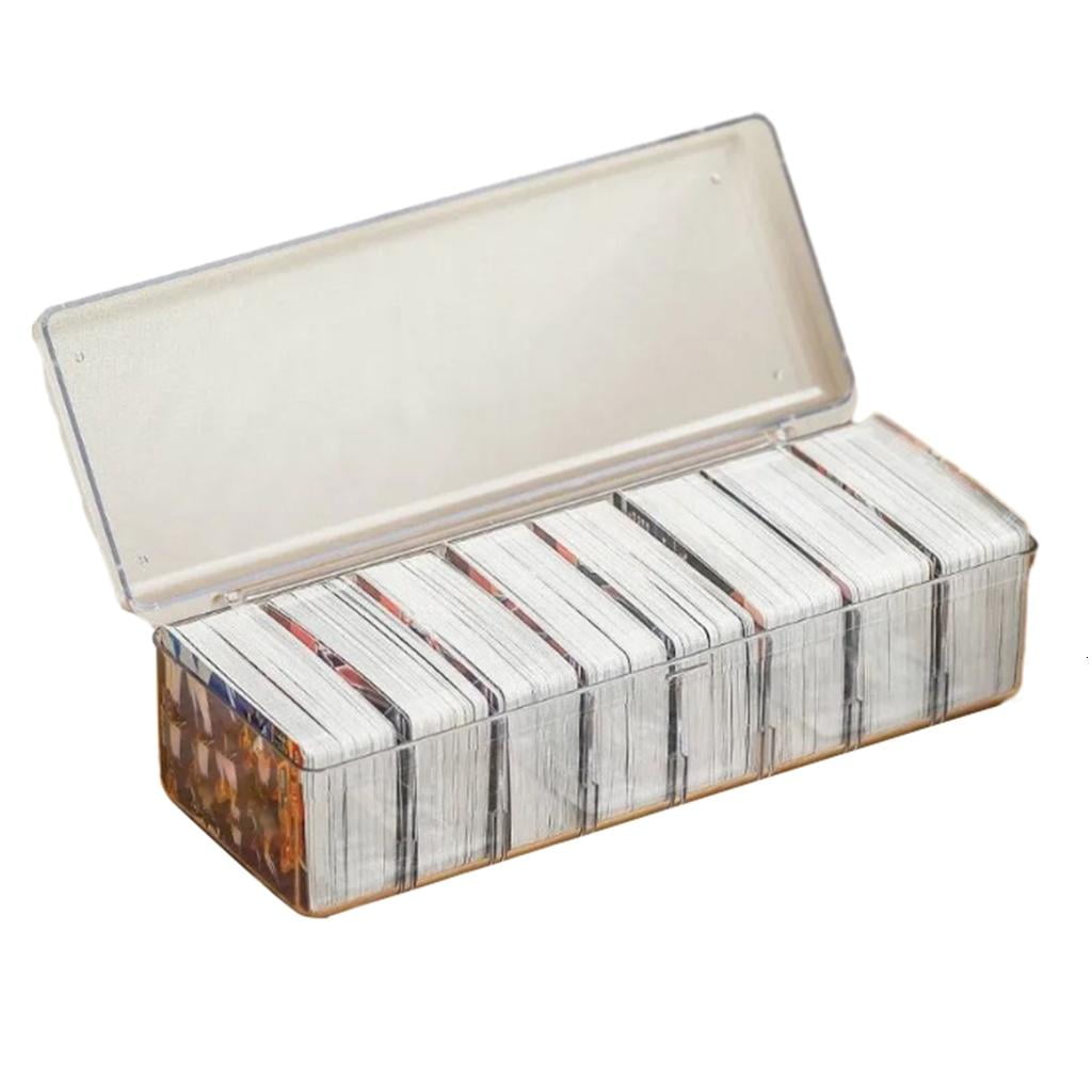 LIANXUE Playing Card Case Container Plastic Gaming Card Holder Clear ...
