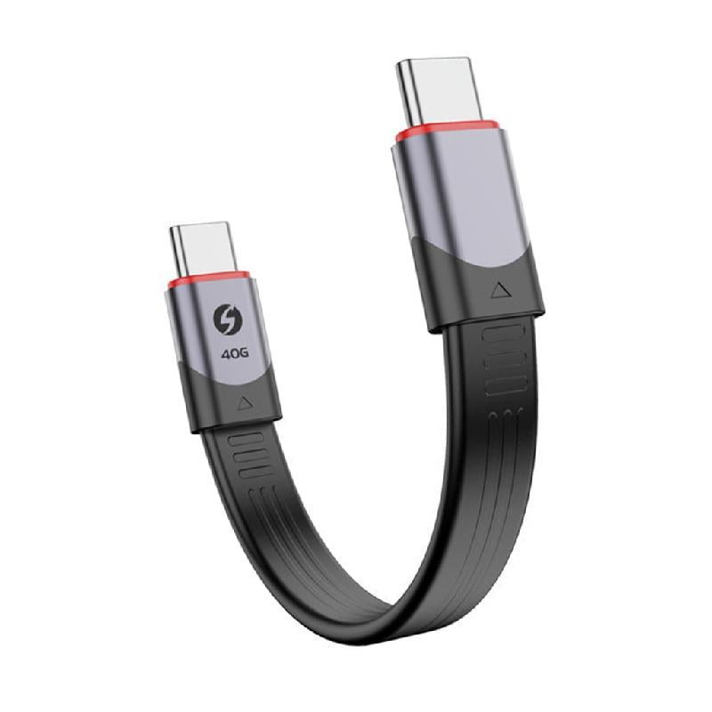 LIANXUE Pocket Size USB4 Data Cable 15cm Length, Soft FPC Flexibility ...