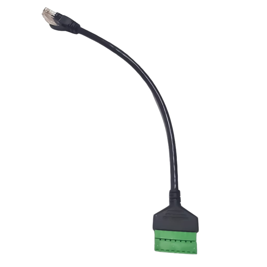 LIANXUE RJ45 Male Female Extension Wire 8 Pin Terminals Adapter for ...