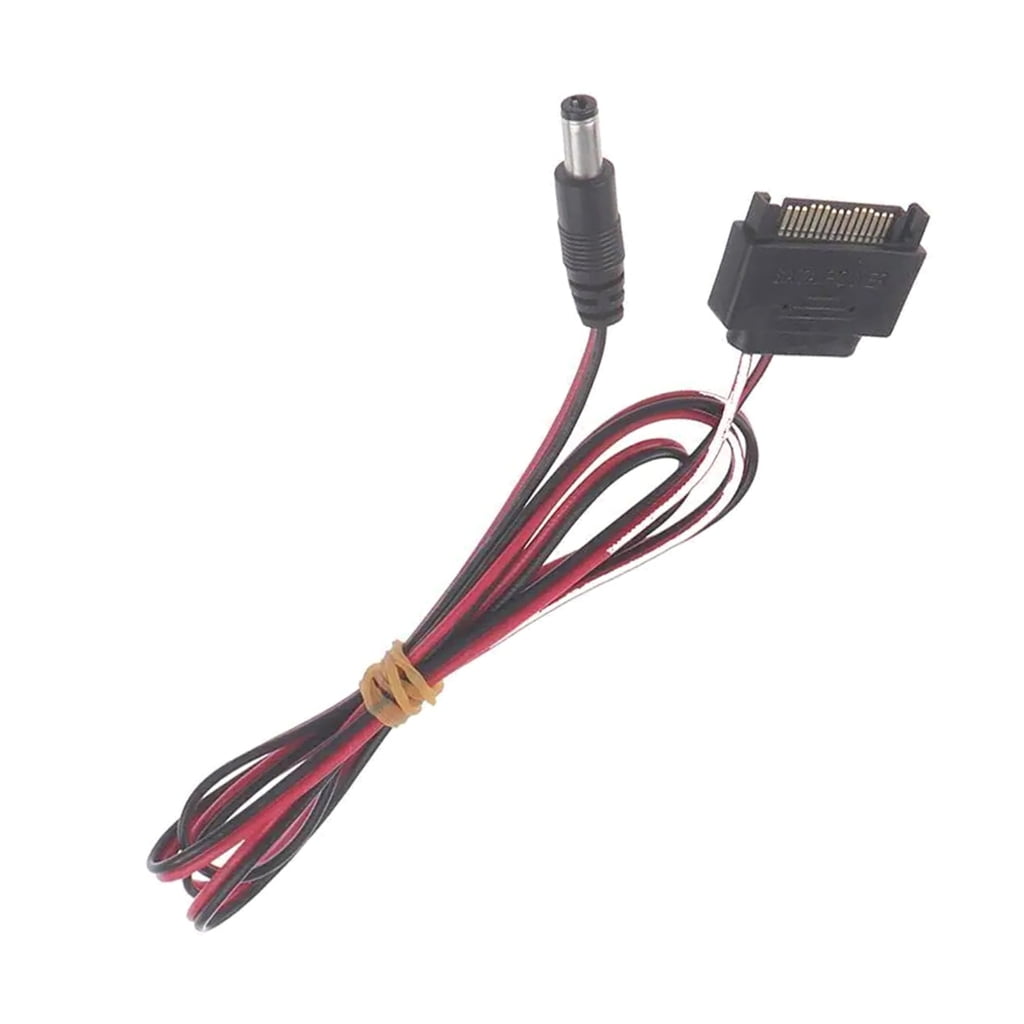 LIANXUE SATA to DC5.5x2.5mm Cable 5A 12V 24AWG Power Supply Wire for ...
