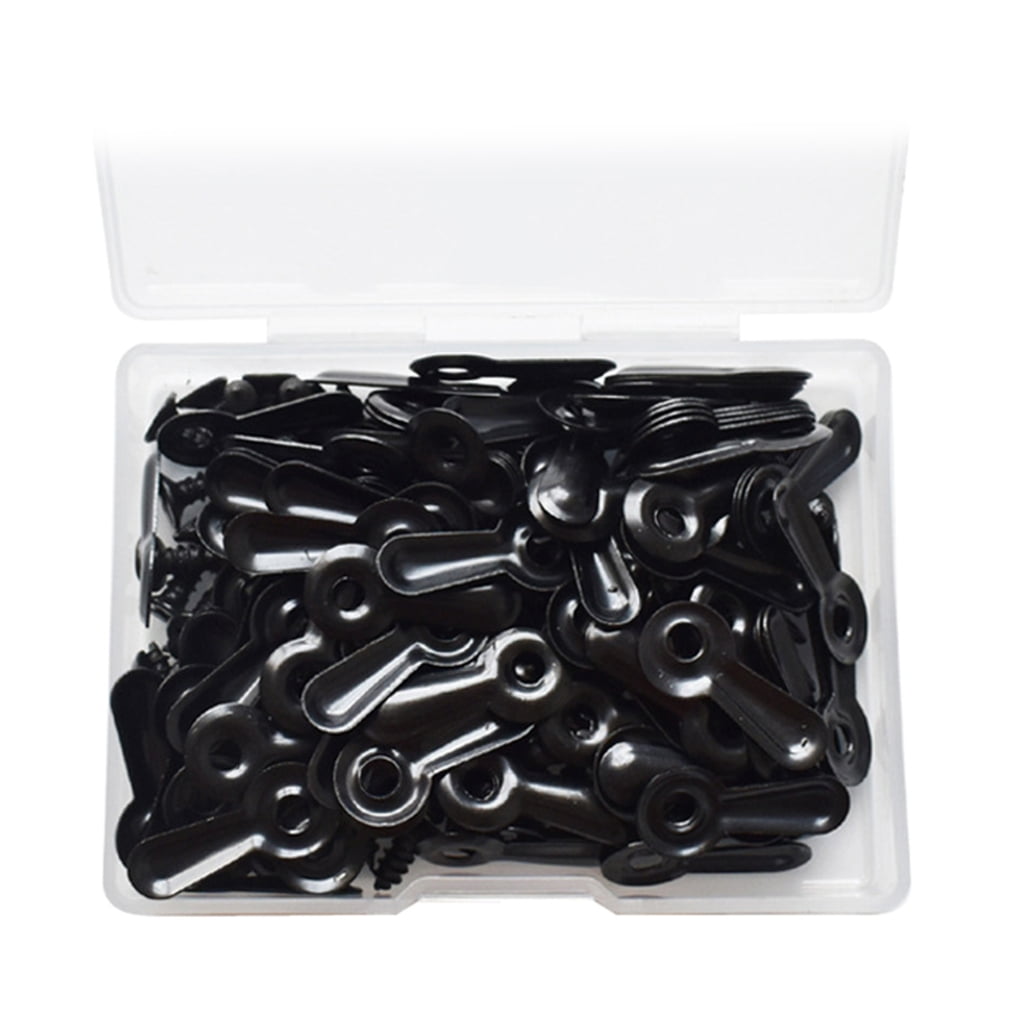Set of 100 Pictures Frame Hangers Fixed Clip Fasteners and Screws ...