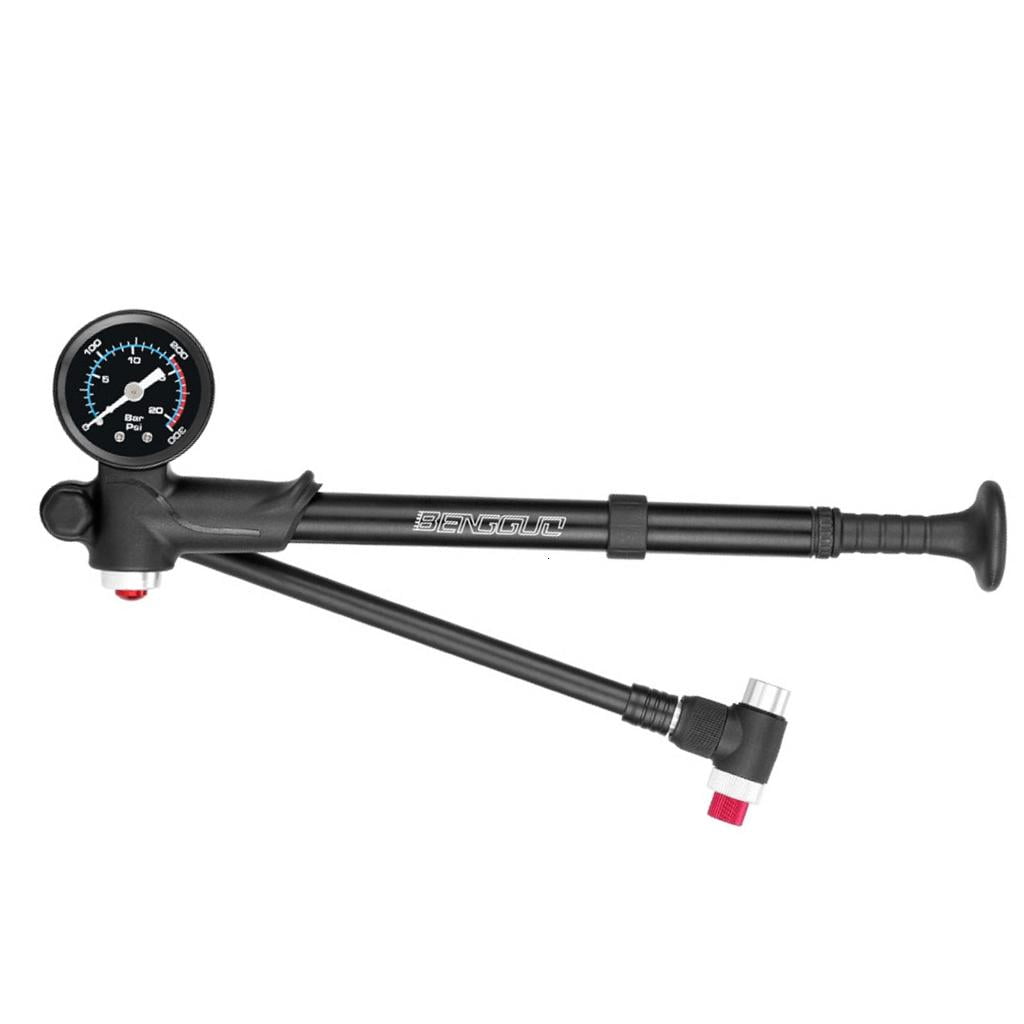 LIANXUE Shock Pumps for Road Bike 300PSI Air Pumps for Front Fork and ...