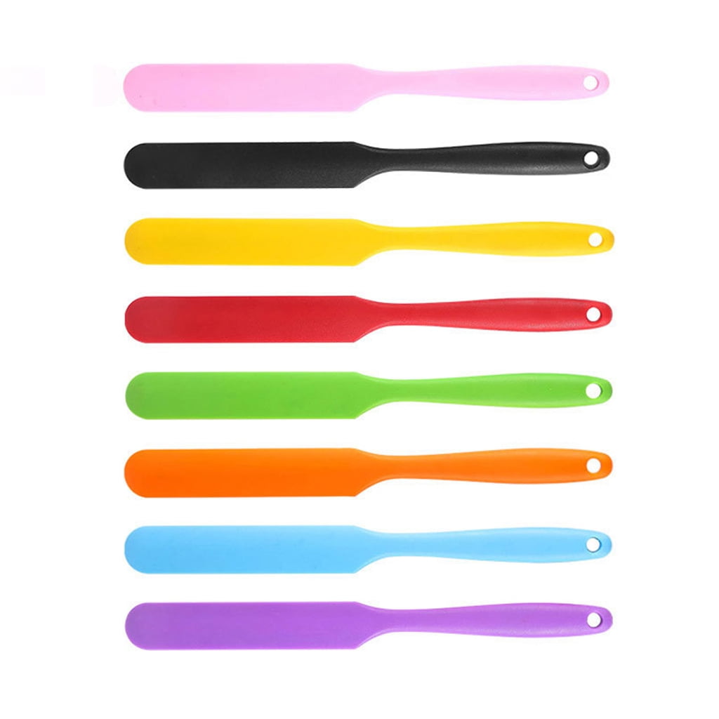 LIANXUE Silicone Stir Sticks Heat Resistant Cake Cream Butter Spatulas ...