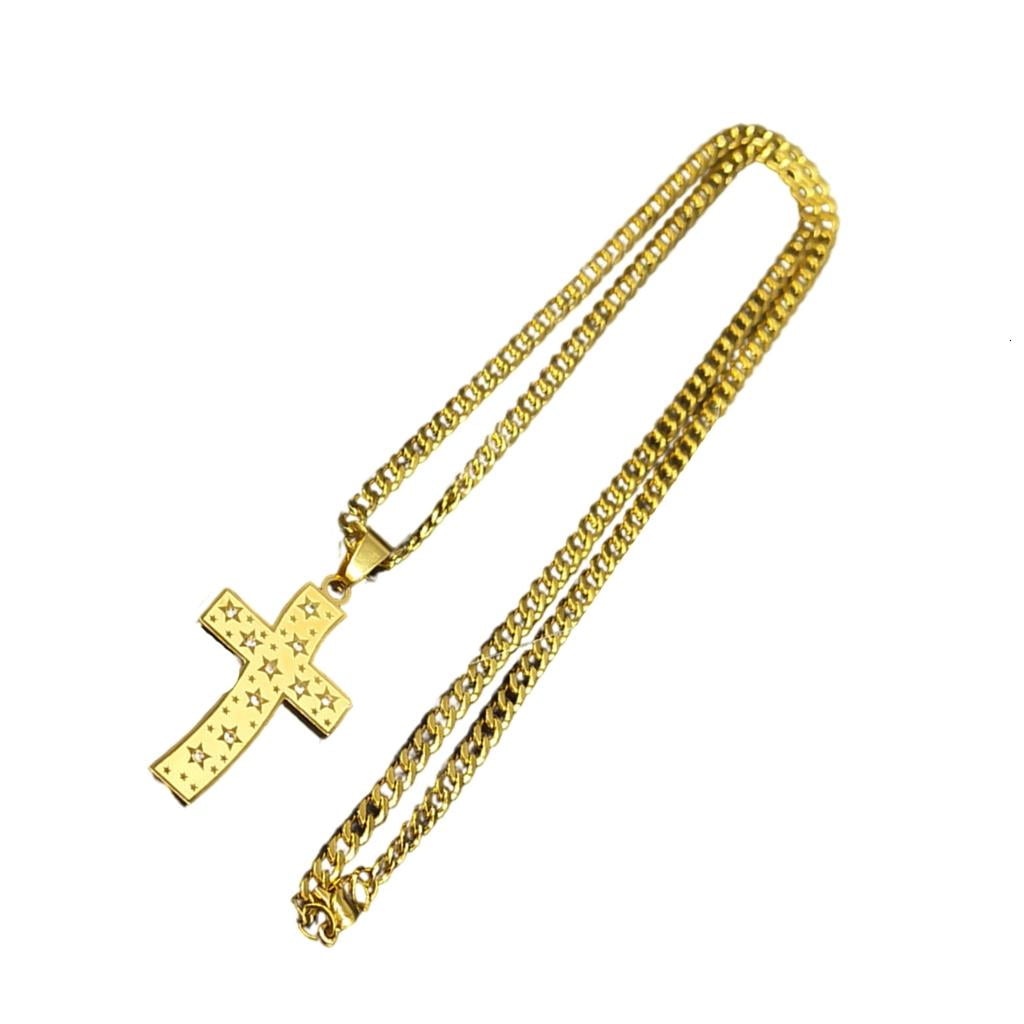 LIANXUE Stylish Crosses Pendant Charm Necklace Resistant to Tarnish ...