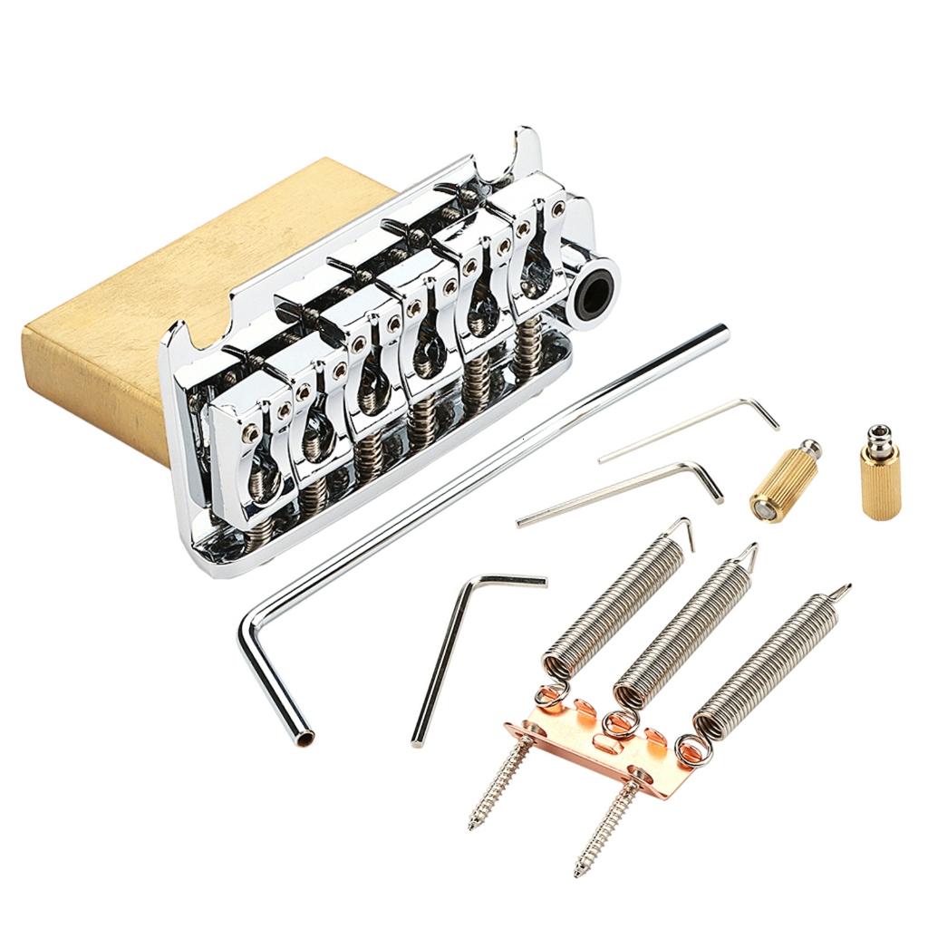 LIANXUE Tremolo Bridge and Full Size Brass Block 2-Point Electric ...