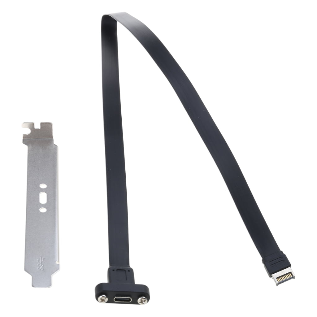 LIANXUE USB 3.1 Front Panel Header Type to Type C Front Facing Cable ...