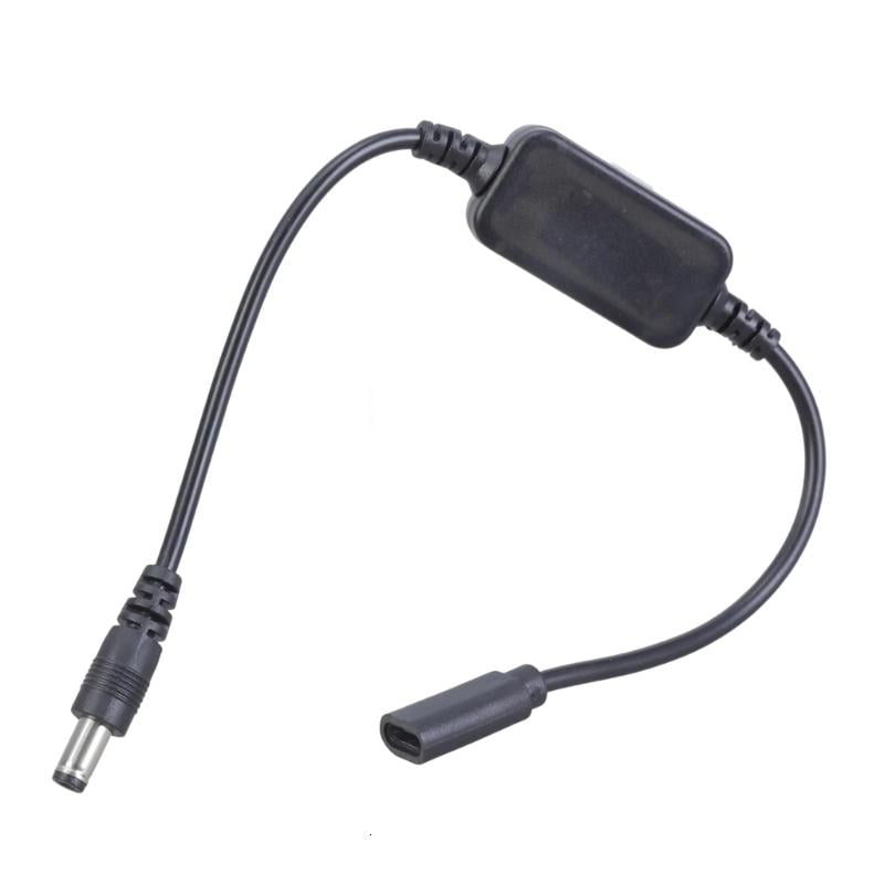 LIANXUE USB C to DC5521 Power Adapter Cable 9V Output for Router Meter ...