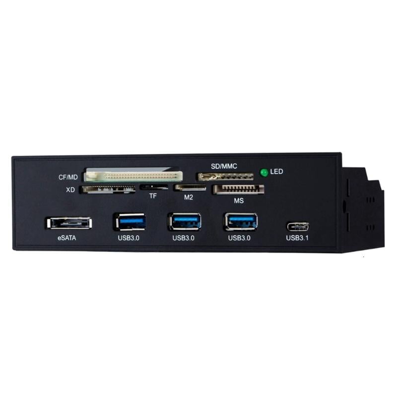 LIANXUE USB3.0 Card Reader Front Panel Built In for Effortless Access ...