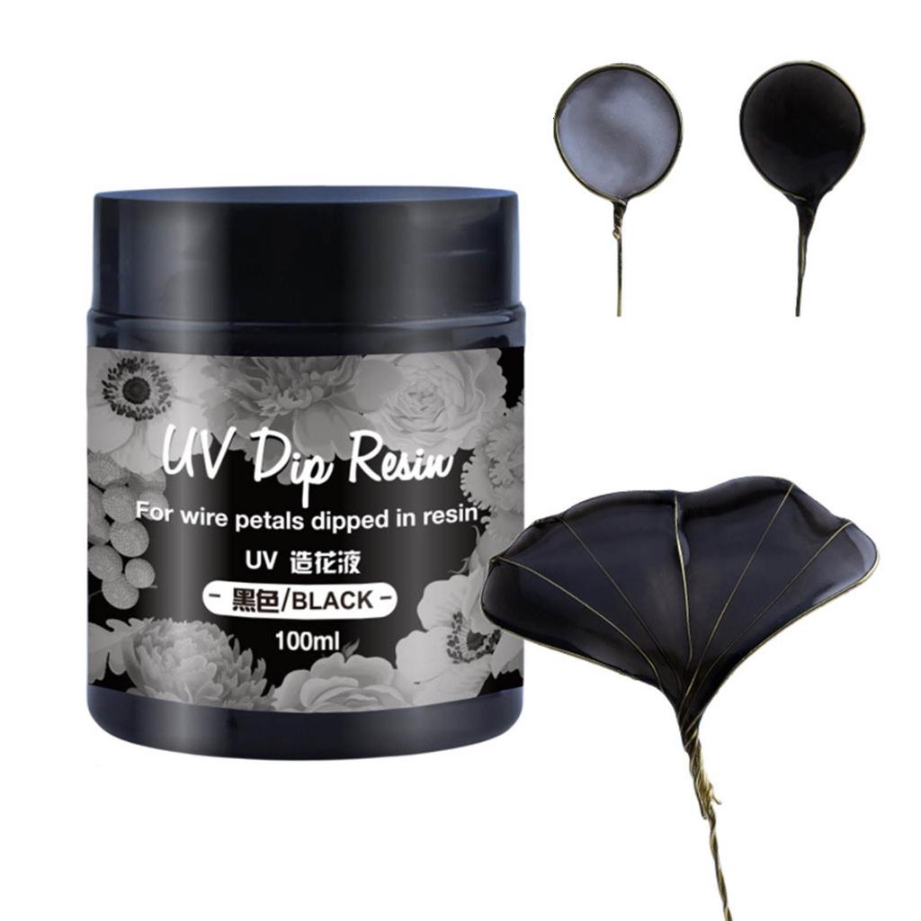 LIANXUE UV DIP Resin Glue for Wire Flowers UV Flower Making Liquid ...