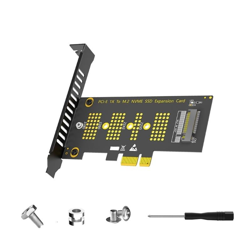 LIANXUE Universal M.2 Nvme Solid Disk to PCIe 1X Conversion Card For M ...
