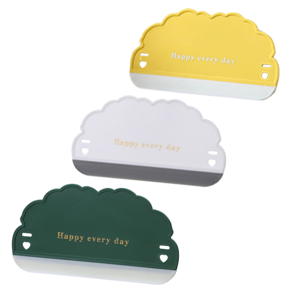 3pcs Shower Squeegees No Water Stains Soft Rubber Glass Cleaner No Mark ...