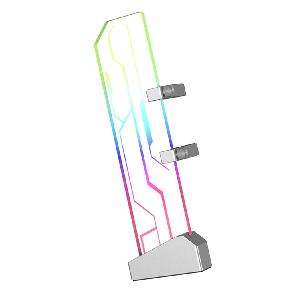 LIANXUE VGA Bracket Tempered Glass Vertical Graphics Card Holder ...