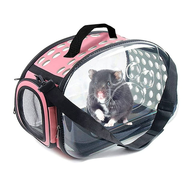 LIANXUE Ventilable Carrier Cage for Small Pet Guinea-Pig Travel Box ...