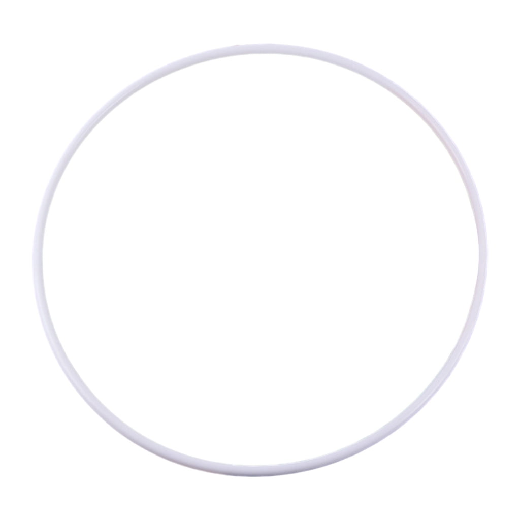 LIANXUE White Hoop DIY Craft Supplies Assorted Plastic Hoops 50mm-350mm ...