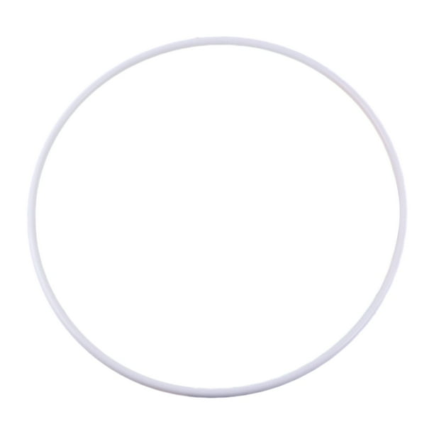 LIANXUE White Hoop DIY Craft Supplies Assorted Plastic Hoops 50mm-350mm ...