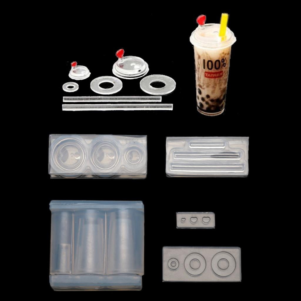 LIANXUEDIY Milk Tea Bottle Shape Epoxy Silicone Mold Xmas Gift Resin ...
