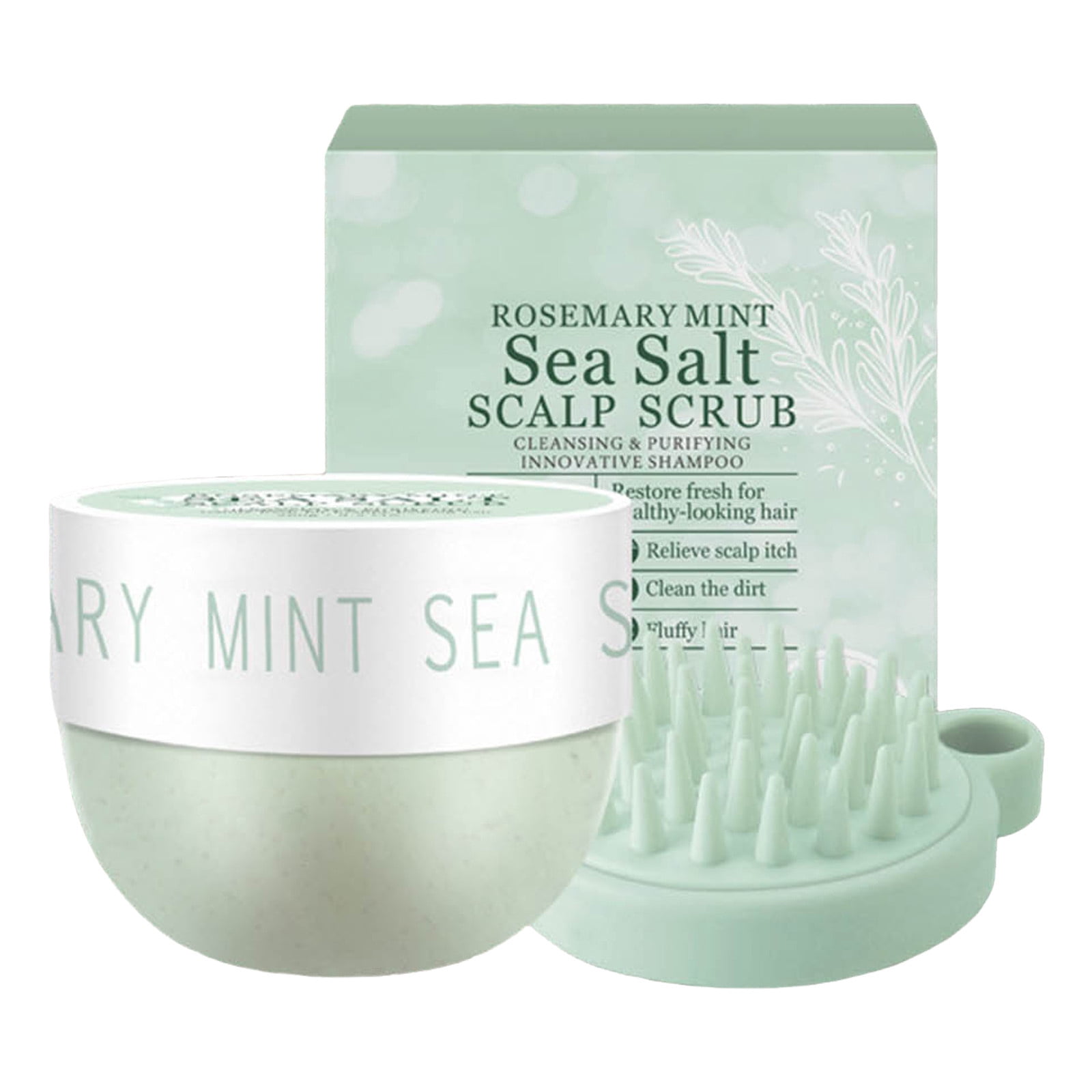 LIANZE Scalp Scrub & Rosemary Shampoo, 2-in-1 Scalp Treatment with Mint ...