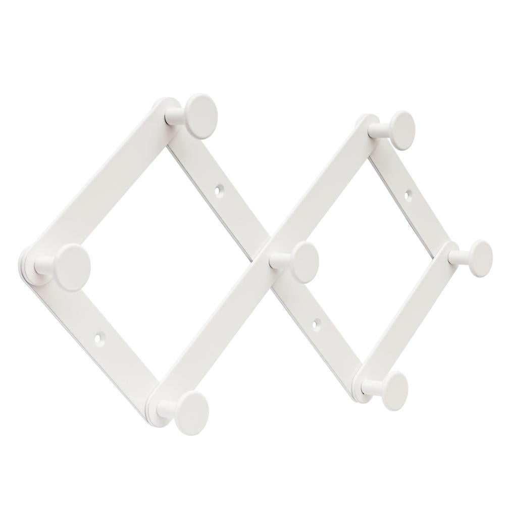 LIBERTY 16" White Metal Expandable Hook Rack - Walmart.com