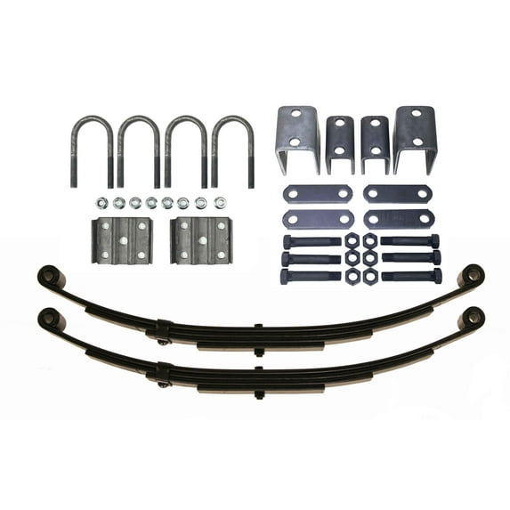 LIBRA Single Trailer Axle Suspension Kit Leaf Spring U-bolt & Hanger ...
