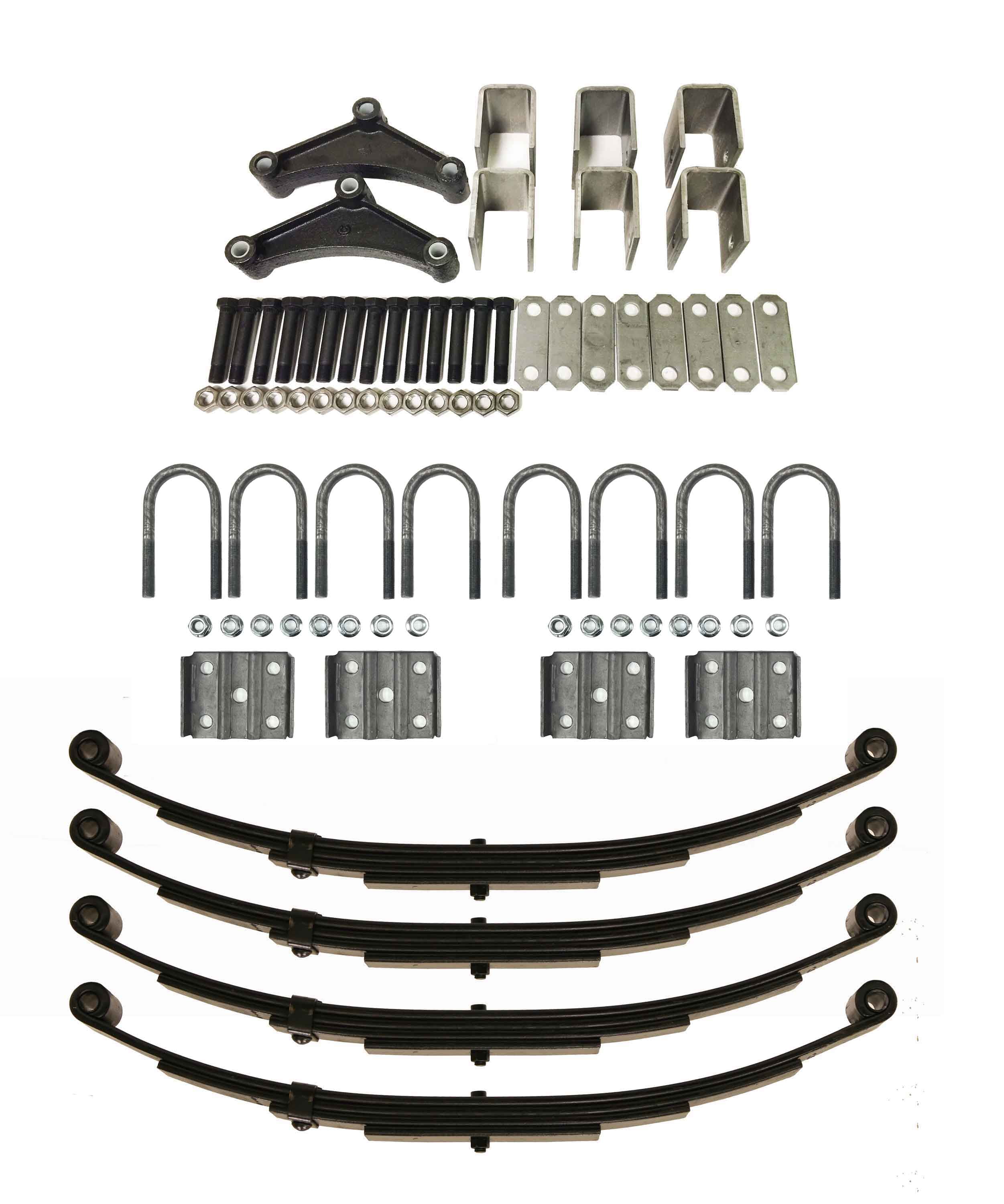 Leaf Spring Suspension Kit Big Tex 25-1/4" Double Eye Trailer Leaf ...