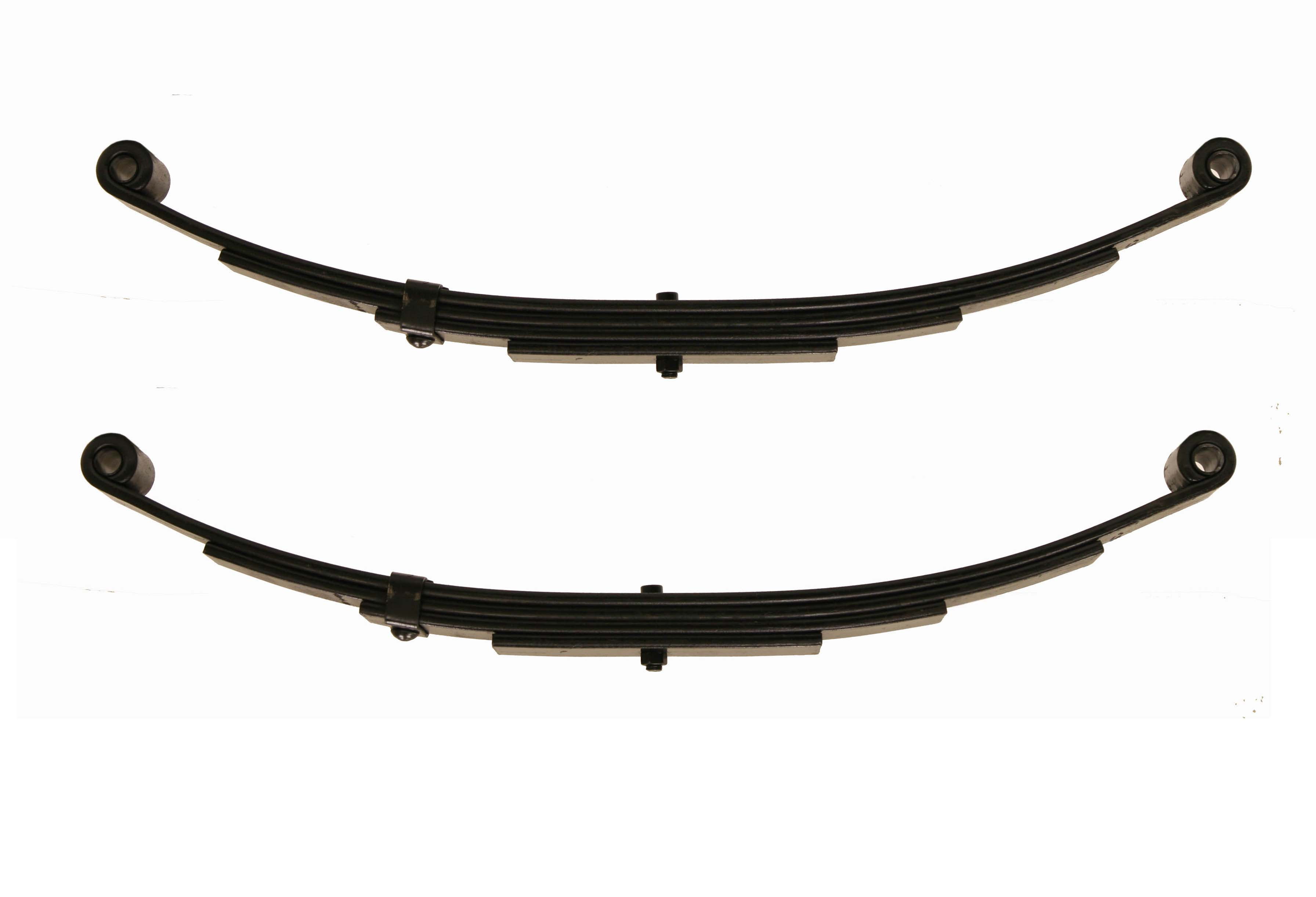 LIBRA Double Eye Trailer Leaf Spring Set 2, 4 Leaf, 2500lbs Cap for ...
