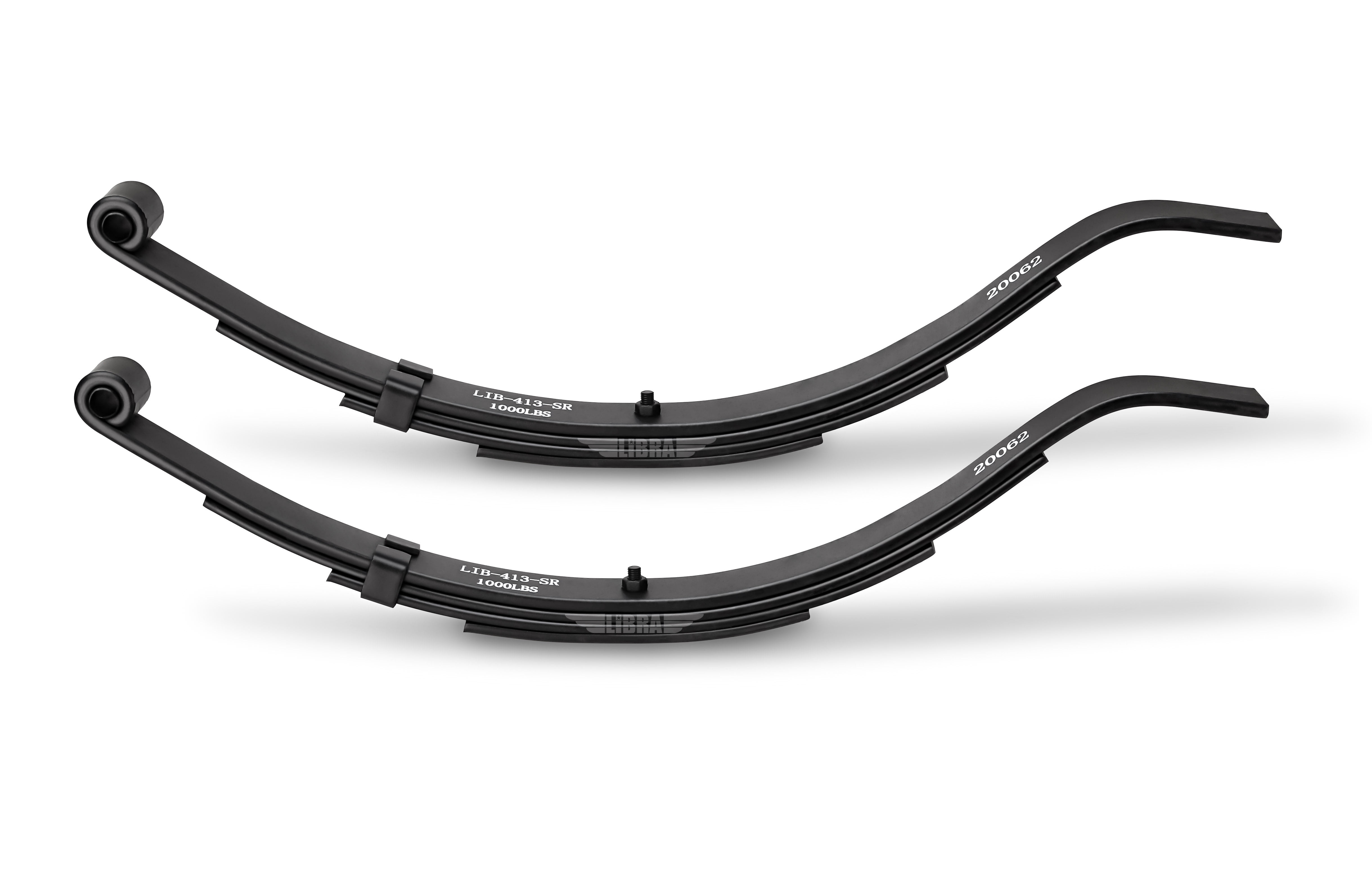 LIBRA Trailer Leaf Spring 4 Leaf Slipper 1000lbs Cap for 2000lbs Axle ...