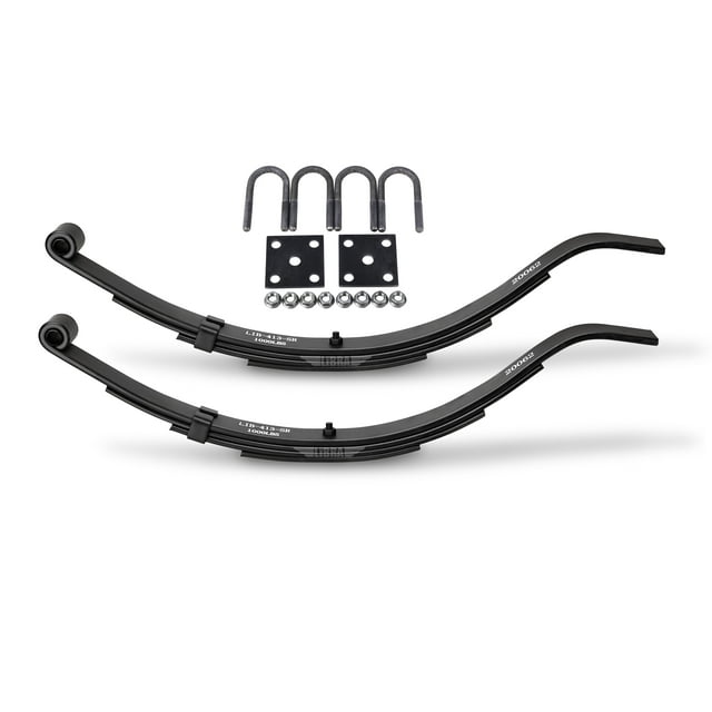 LIBRA Trailer Leaf Spring 4 Leaf Slipper 1000lbs Cap for 2000lbs Axle ...
