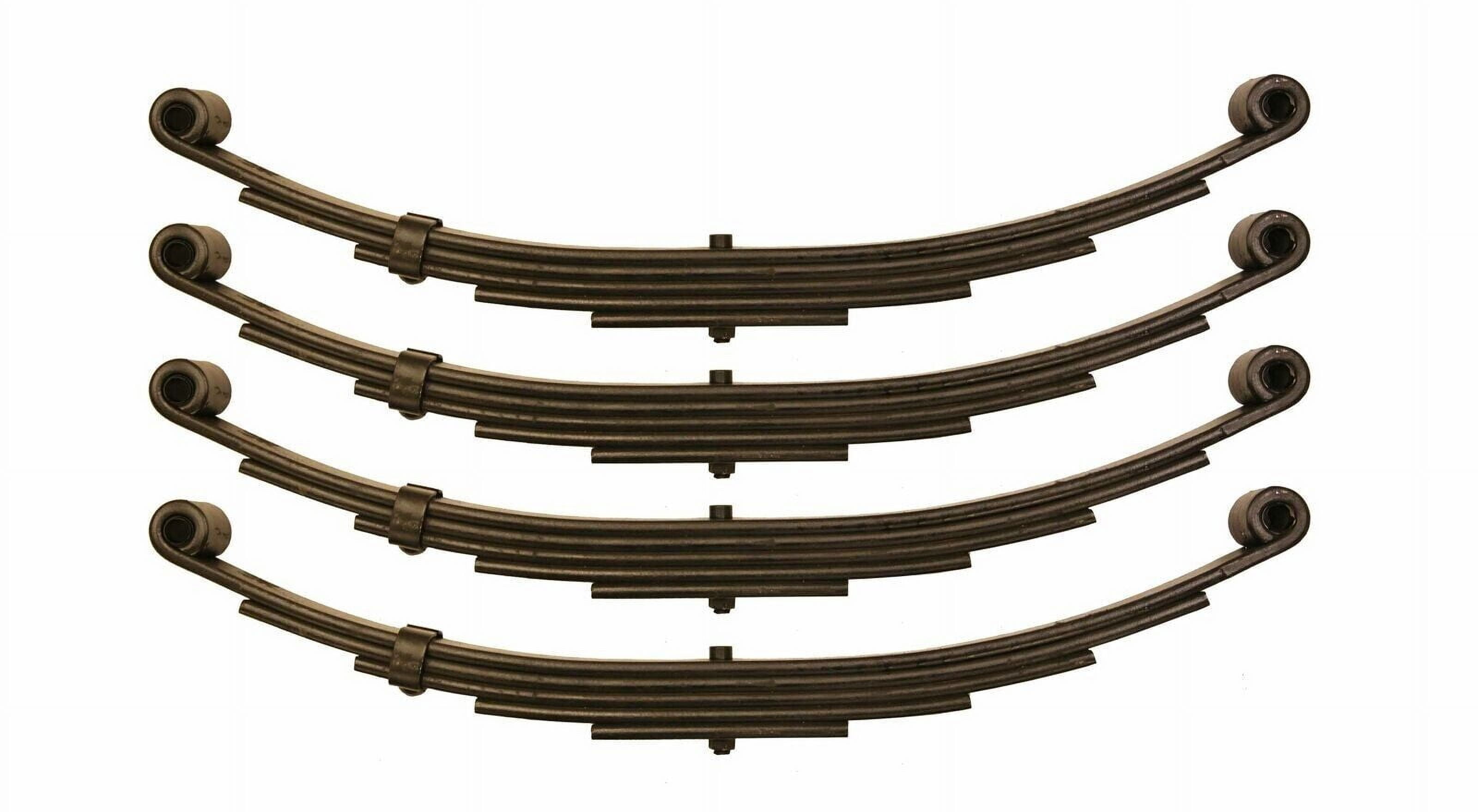LIBRA Trailer Leaf Spring 5 Leaf Double Eye 3000# Cap for 6000# 6K Axle -Set 4 - Walmart.com