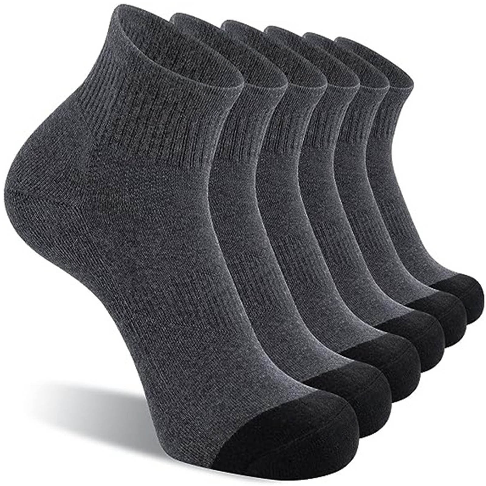 LIBRCLO Athletic Ankle Socks for Men Cushioned Quarter Sock Sport ...