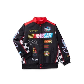 Minecraft Boys Bomber Jacket Creeper Design Zip-Up Kids Outerwear Sizes ...
