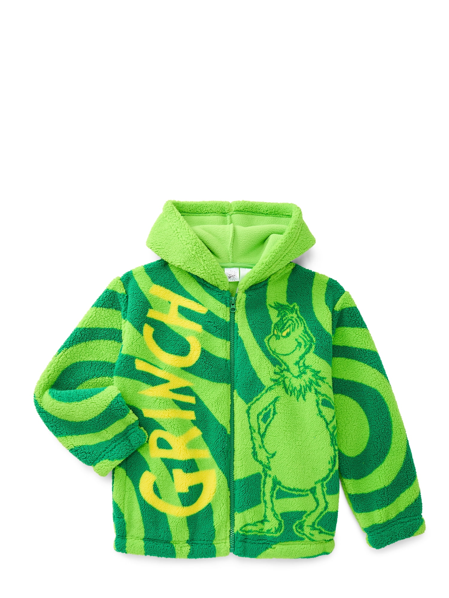 Grinch Boys Plush Jacket, Sizes 4-12 - Walmart.com