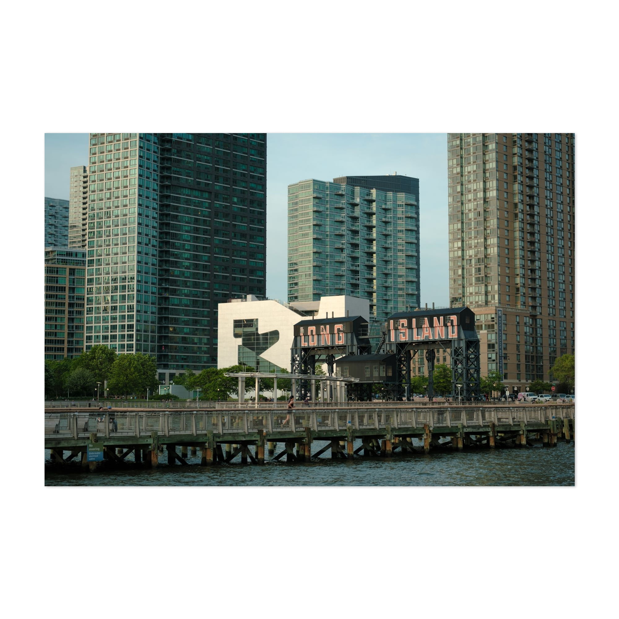 LIC Piers 01 - Queens New York Photography Unframed Wall Art Print 12 x ...