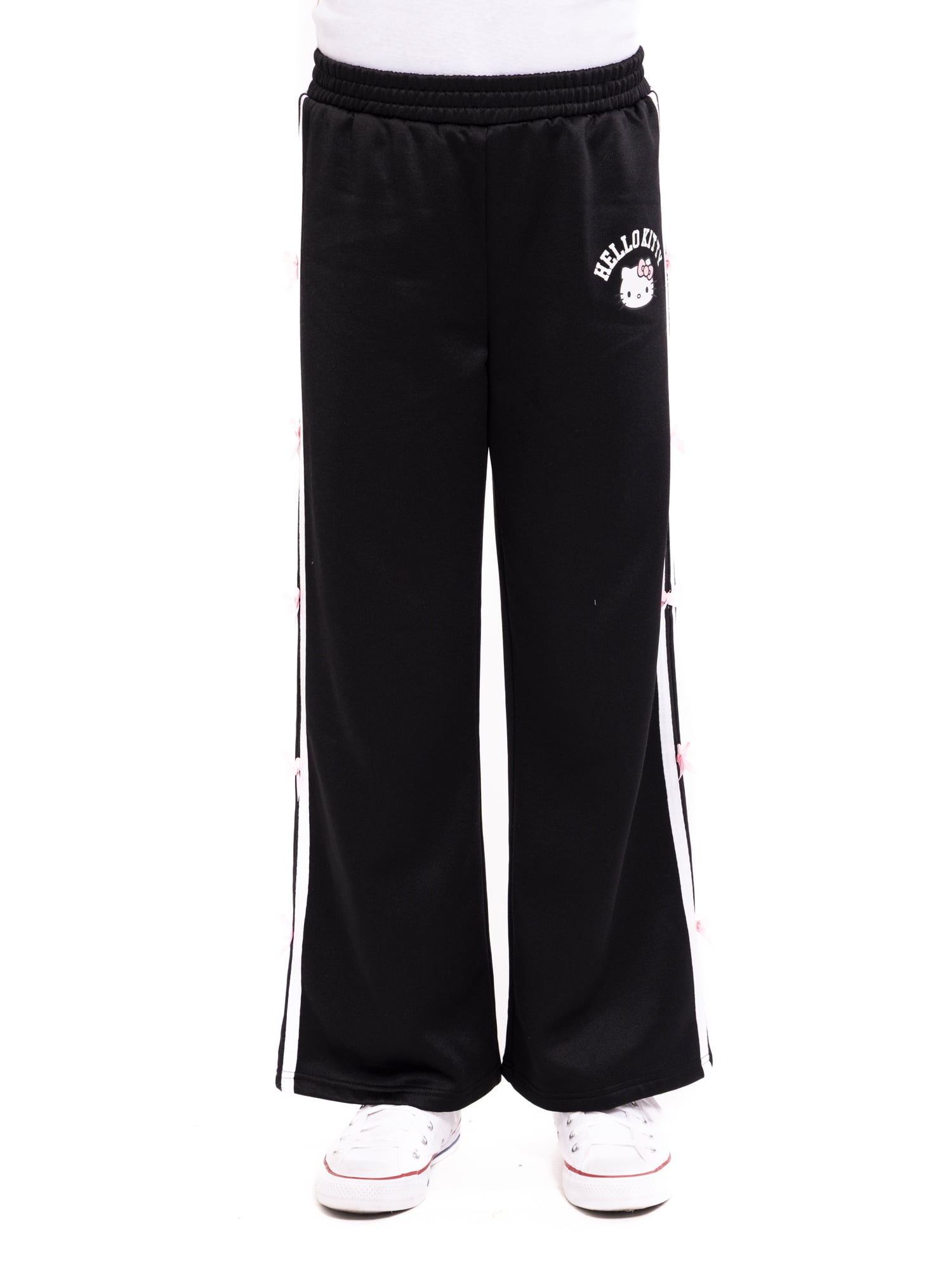 Hello Kitty Girls Active Track Pants with Side Bows, Sizes 4-16 ...