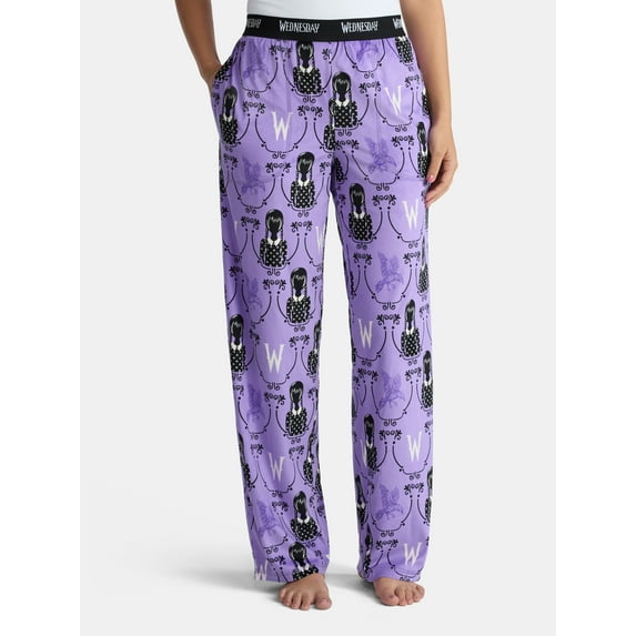 Wednesday Addams Women’s Pajama Pants, Sizes XS-3X - Walmart.com