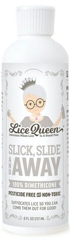 Lice Queen Slick, Slide and Away 100% Dimethicone 8 fl oz - Walmart.com