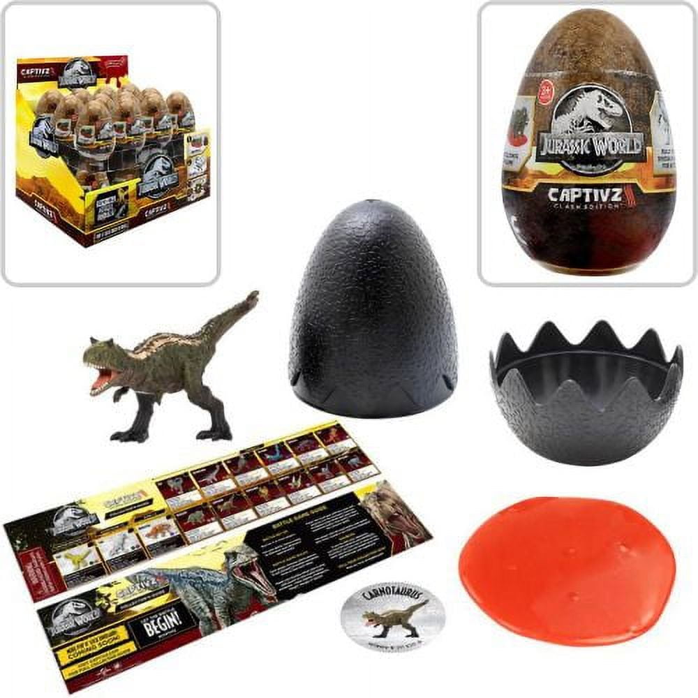 Jurassic World Captivz Slime Dinosaur Egg Battle Token Slime Pop N