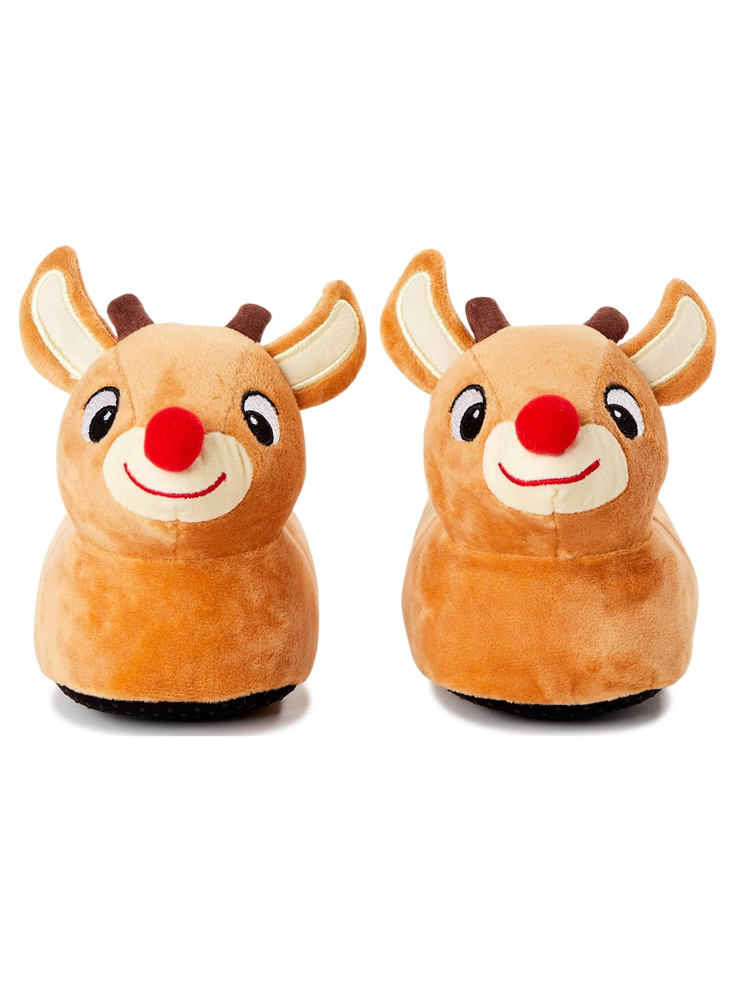 Rudolph Kids Holiday Reindeer Children's Christmas House Shoes - Cozy ...