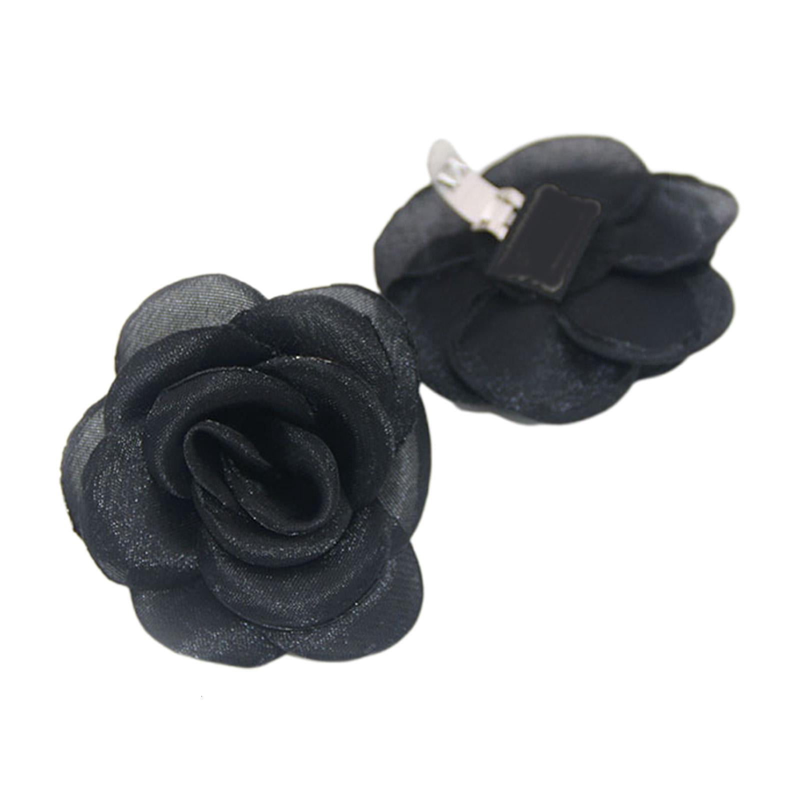 LICEWO 1 pair Rose Flower Shoes Fashion Shoe Clips Flower Shoes Buckles ...