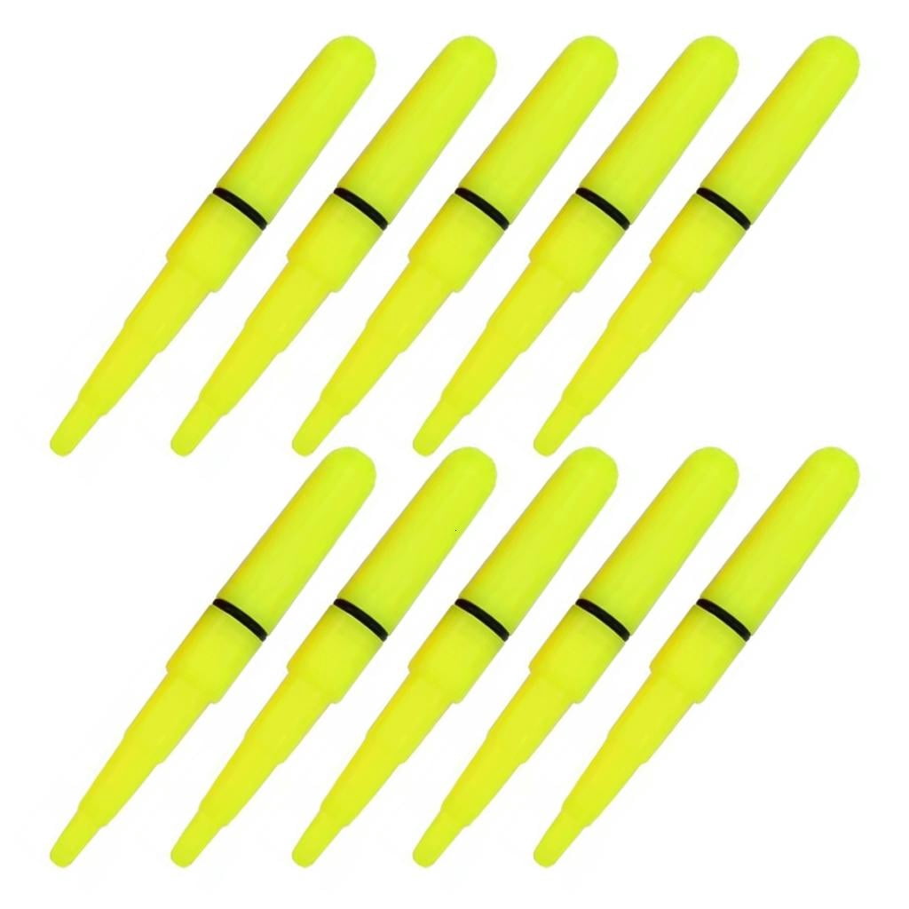 LICEWO 10Pcs Fishing Rod Tip Glow Stick Plugs-in Night Fishing Led Glow ...