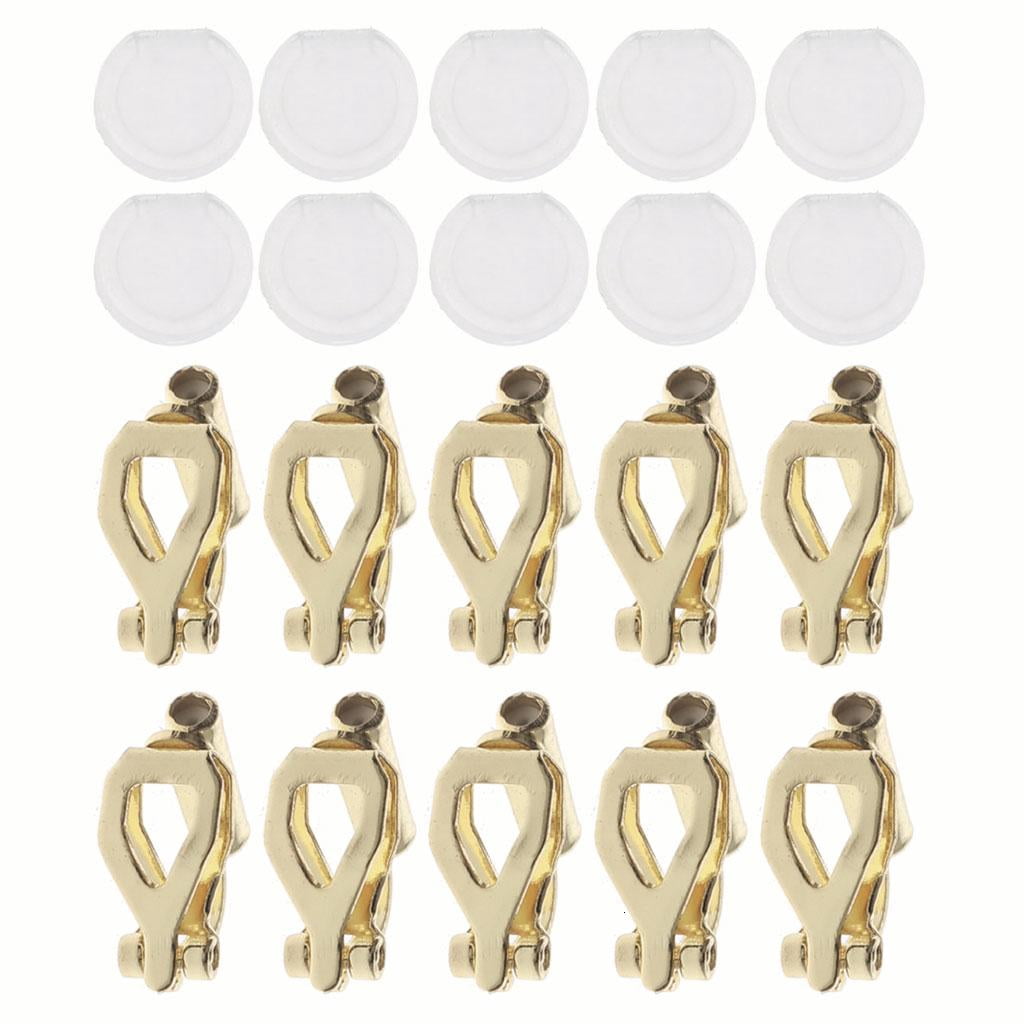 LICEWO 20x Clip-on Earrings Converter with Comfort Earring Pads DIY for ...